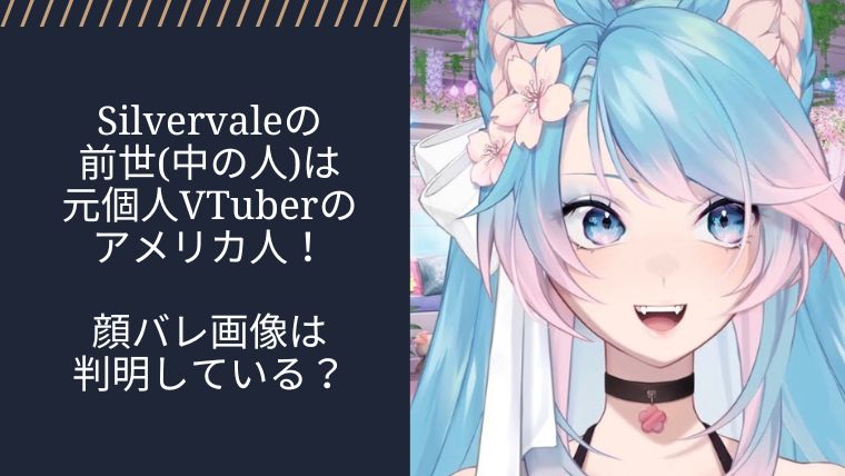 Silvervaleの前世(中の人)は元個人VTuberのアメリカ人！顔バレ画像は判明している？｜VTuberワールド